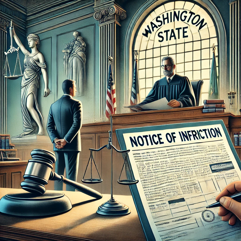 IRLJ 2.1 Notice of Infraction in Washington - Blanford Law